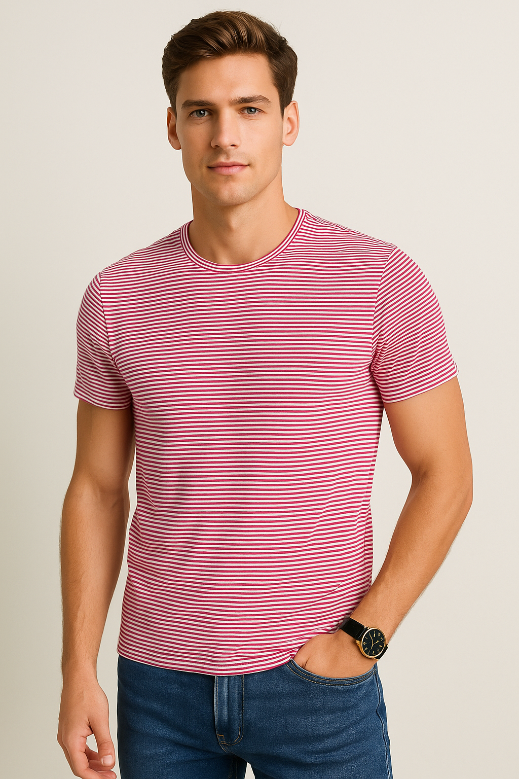 Camisas Para Hombre Clásica De Cuadros Con Textura Ligera B55109 Marin ...